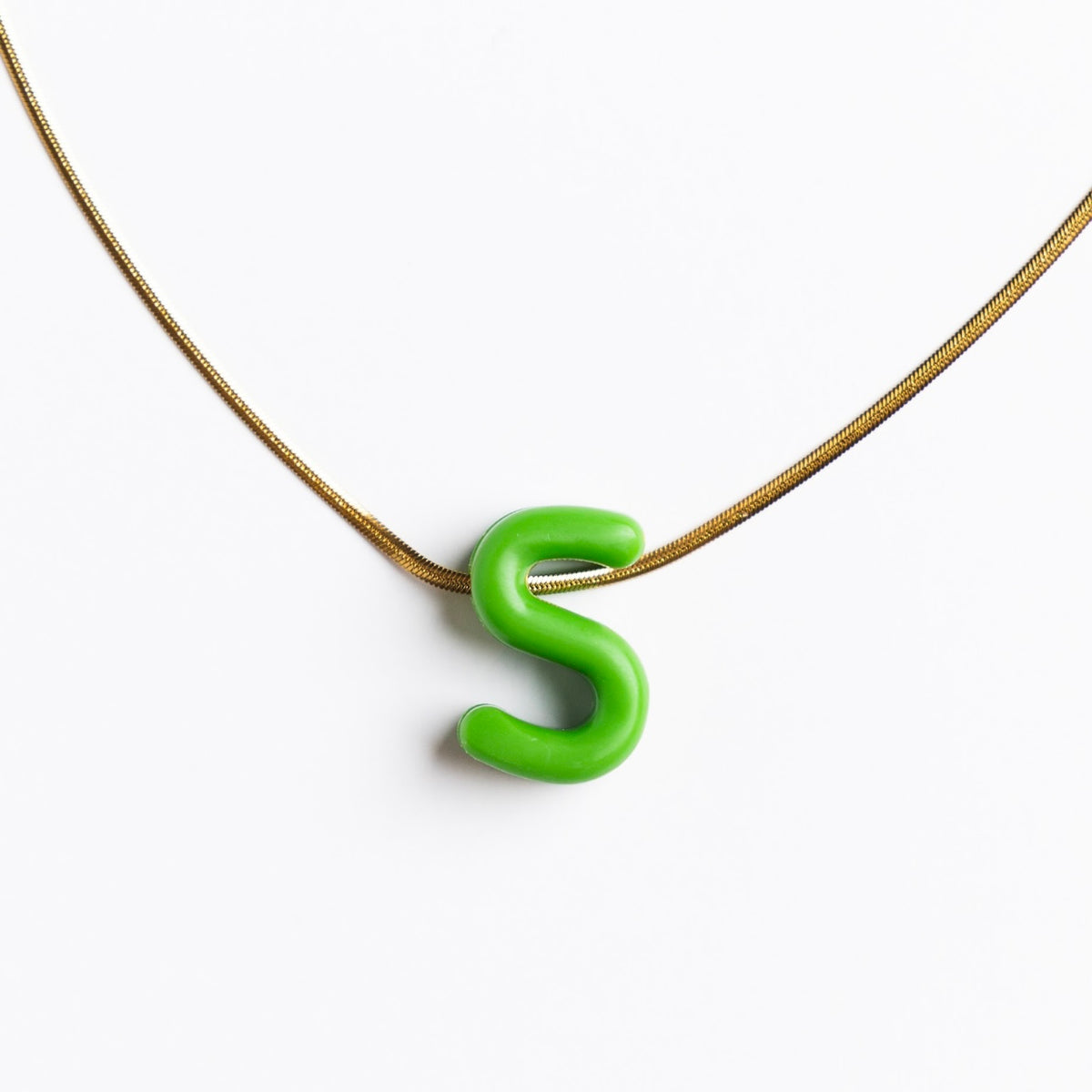Big Initial Necklace – Salbert Designs
